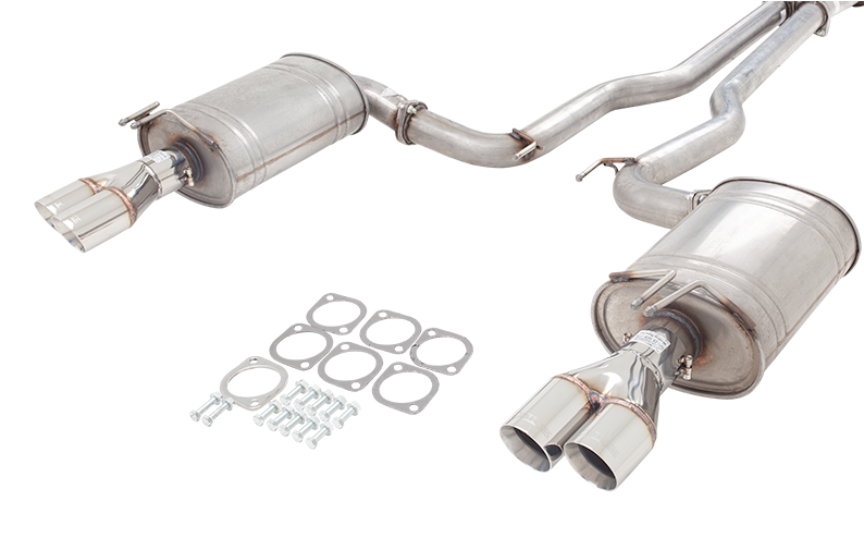 XFORCE Holden Commodore Ve and VF Sedan Twin 2.5 Axle Back System - Re ...